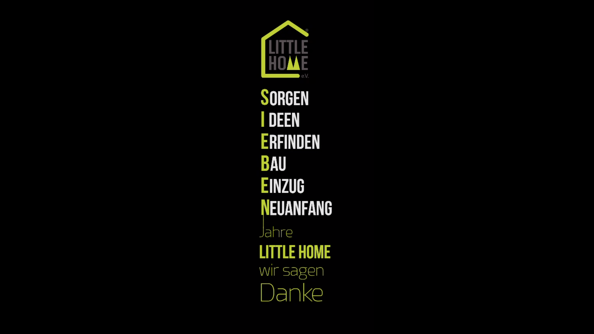 7 Jahre Little Home e.V. - Little Homes e.V.